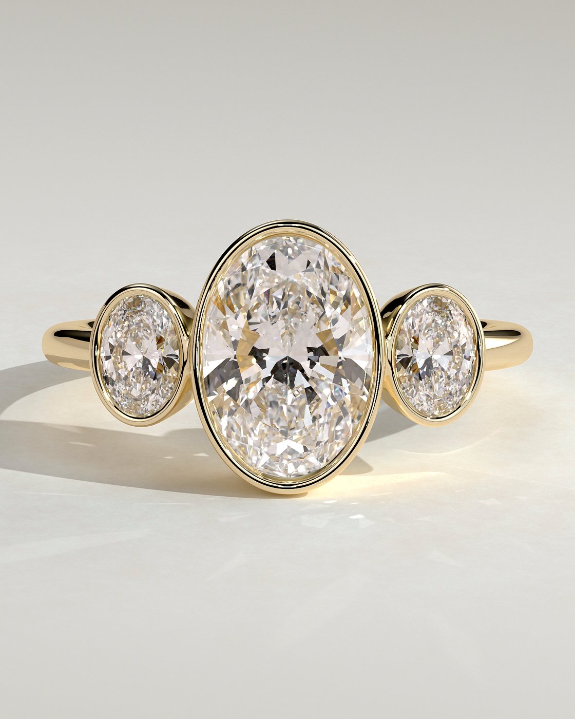 oval trilogy rings